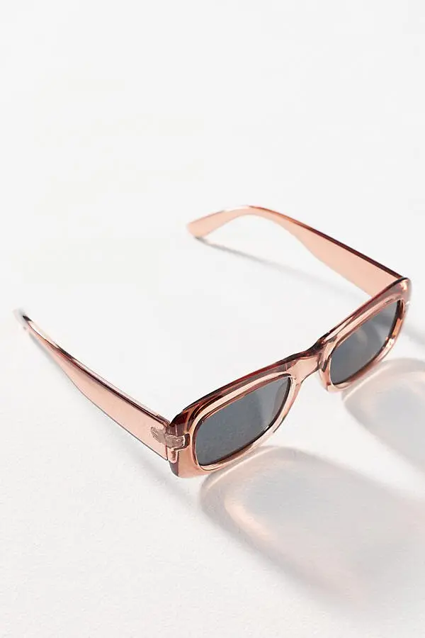 Anthropologie Flat-top Curved Rectangle Sunglasses