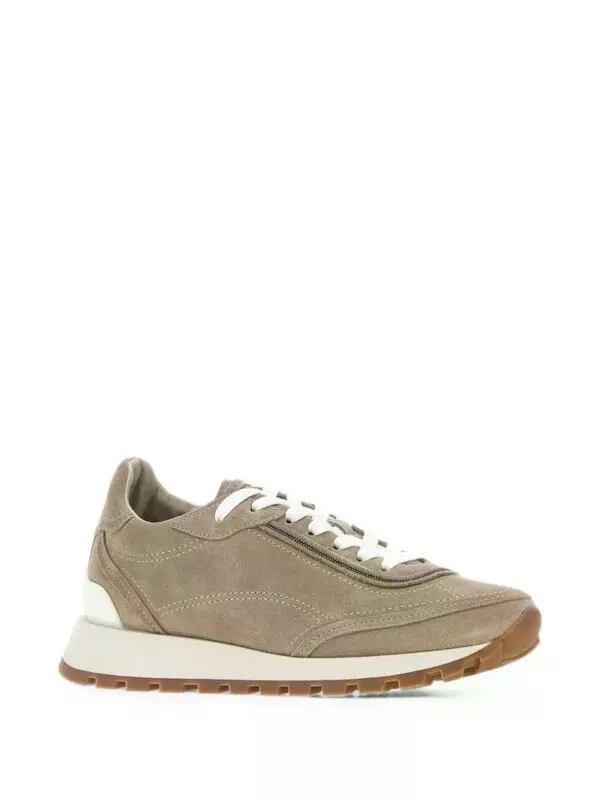 Brunello Cucinelli Suede Panelled Sneakers