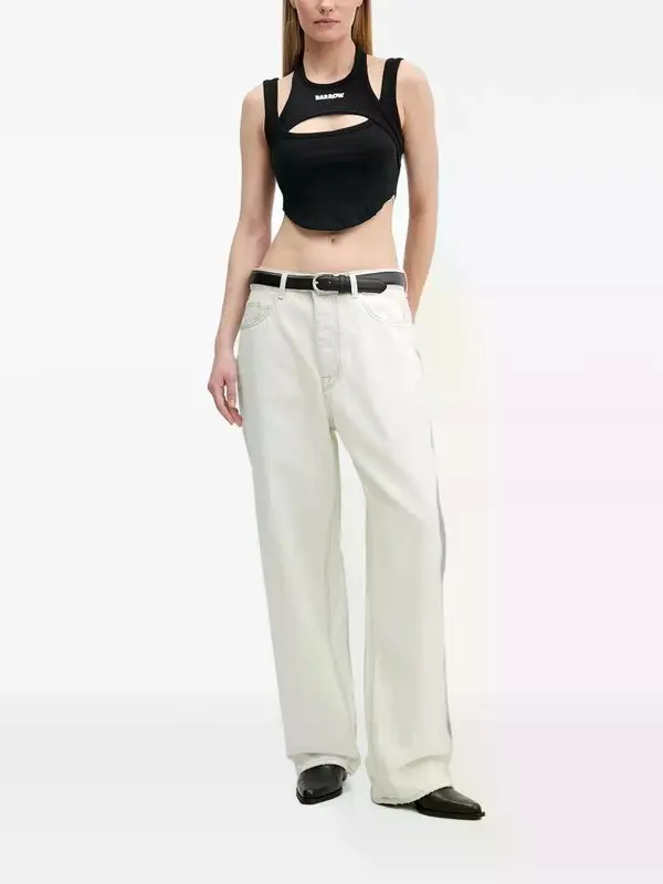 BARROW Cut-out Cropped Top