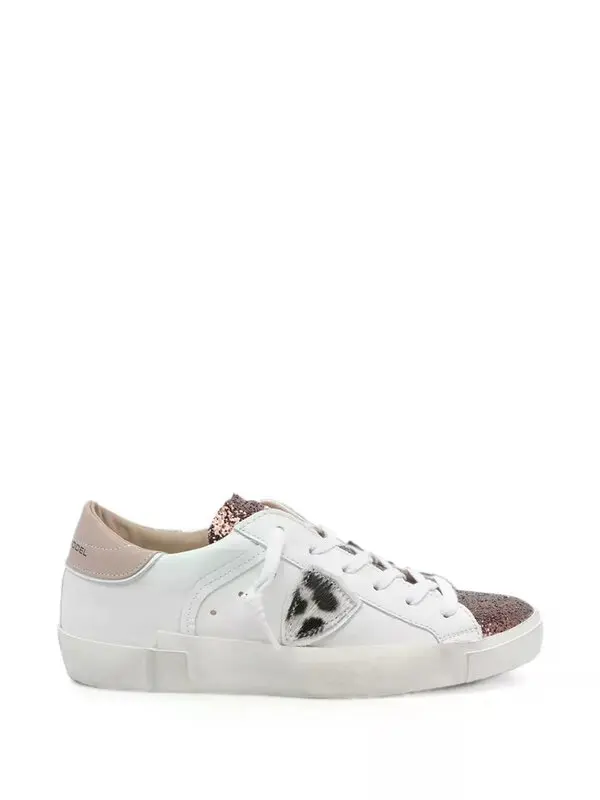 Philippe Model Prsx Glitter-panel Sneakers