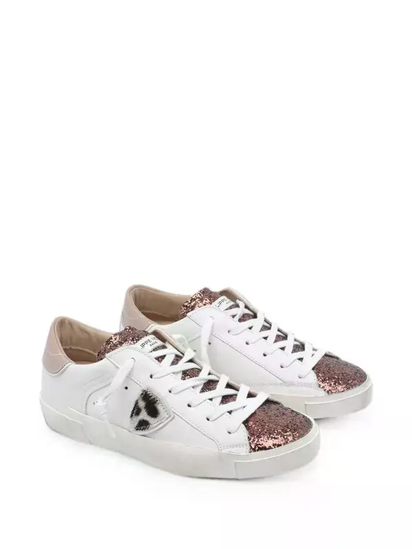 Philippe Model Prsx Glitter-panel Sneakers