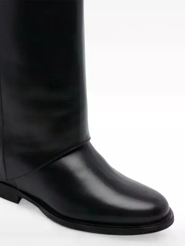VIA ROMA 15 Padlock-detail Knee-high Boots