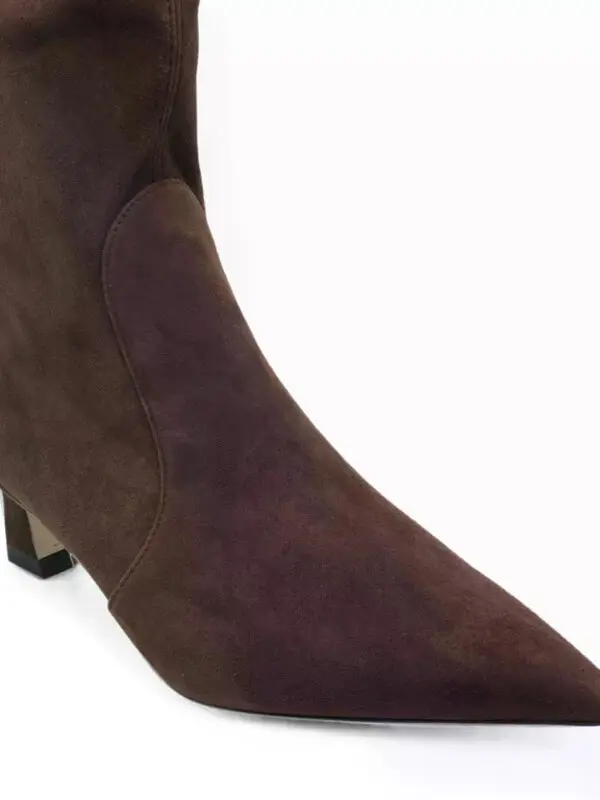 STUART WEITZMAN Vinnie Suede Ankle Boots