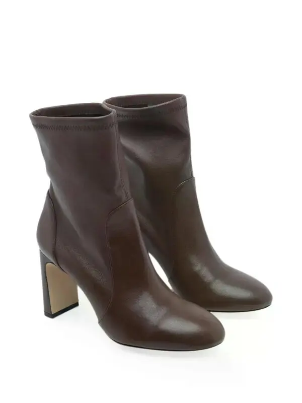STUART WEITZMAN Babette Round-toe Ankle Boots