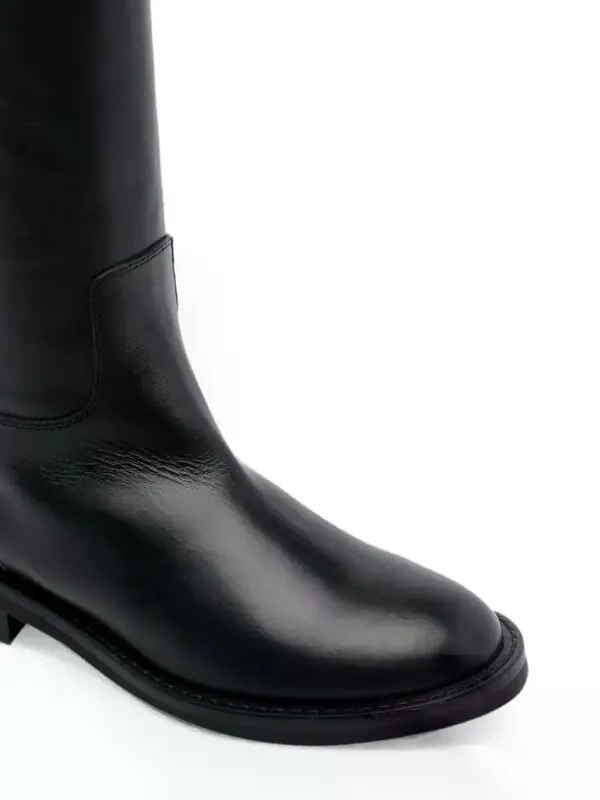 VIA ROMA 15 Logo-plaque Knee-high Boots