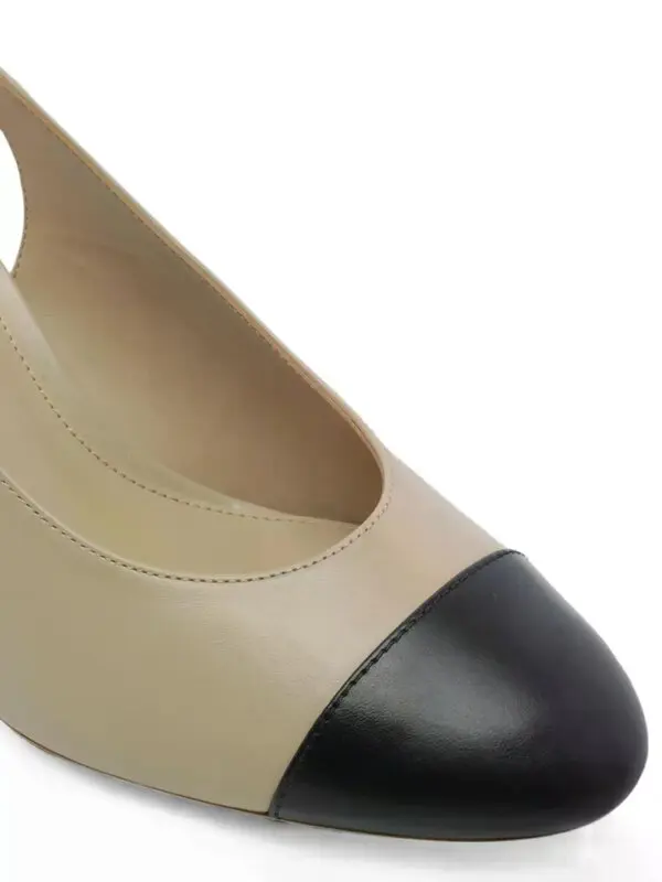 Michael Kors Piper Flex Cap-toe Slingback-strap Heeled Pumps