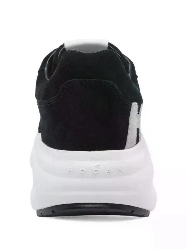Hogan Maxi I Logo-patch Platform Sneakers - Black