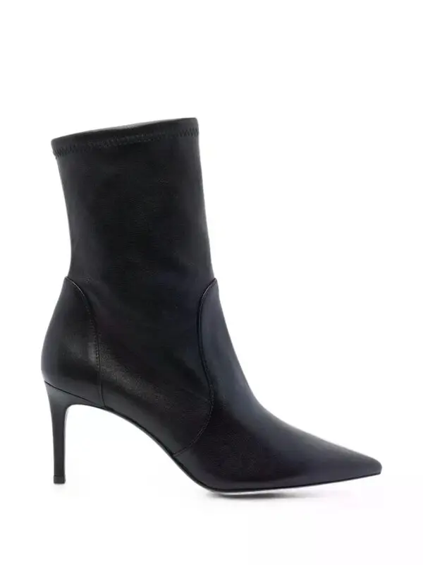 STUART WEITZMAN Power Pointed-toe Ankle Boots - Black