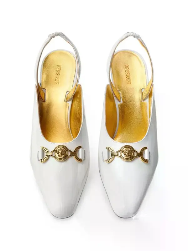 Versace Marisa Patent Slingback Heels