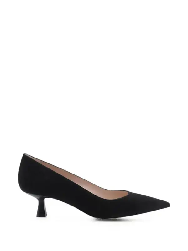 STUART WEITZMAN Sculpt Suede Pumps - Black