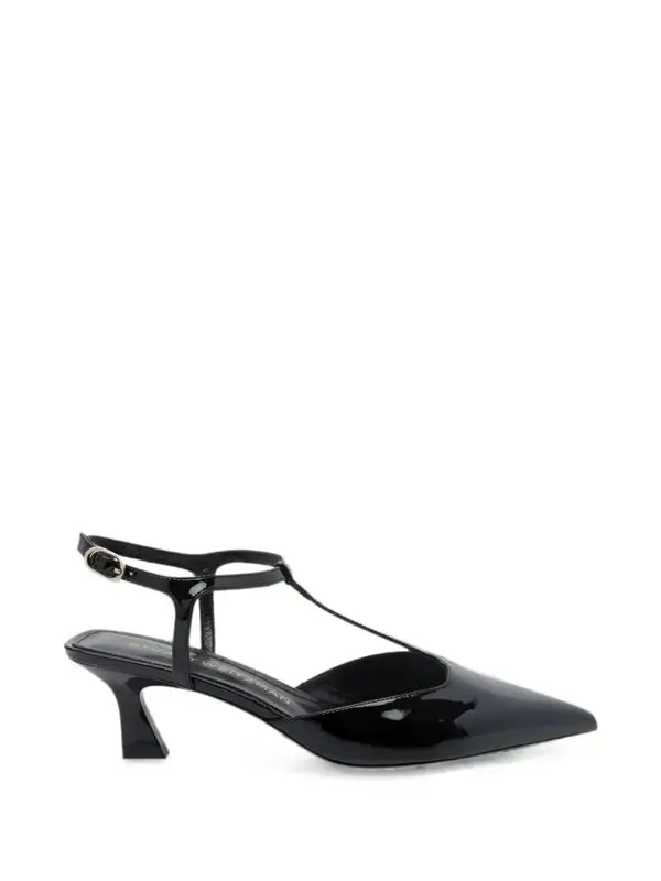 STUART WEITZMAN Vinnie T-strap Pumps - Black