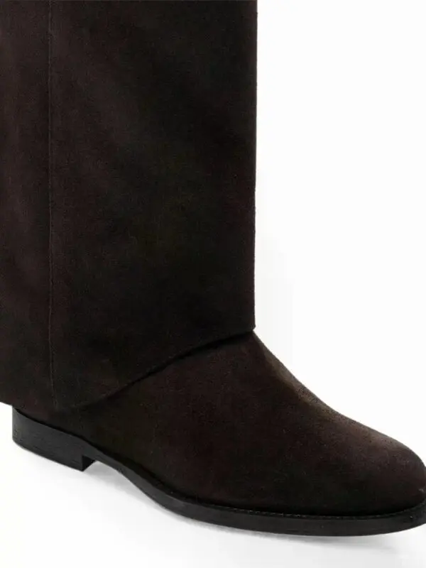 VIA ROMA 15 Sued Knee-high Boots - Brown