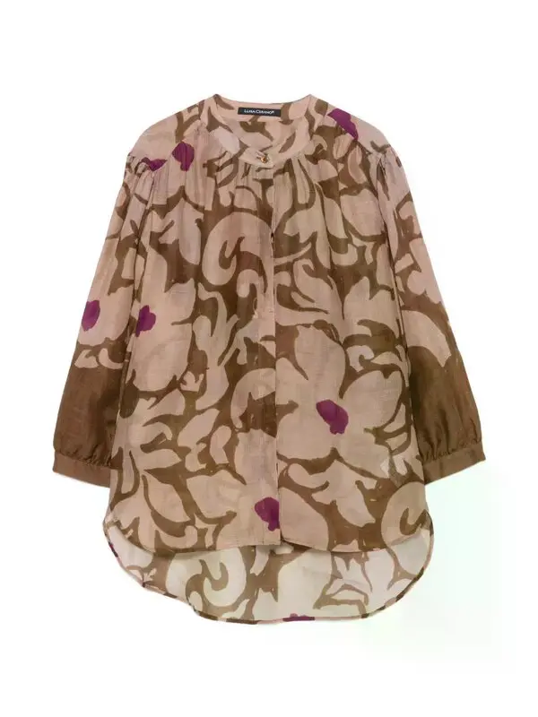 LUISA CERANO Floral-print Shirt