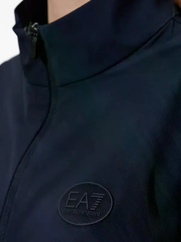 EA7 Logo-patch Zip-up Sweatshirt