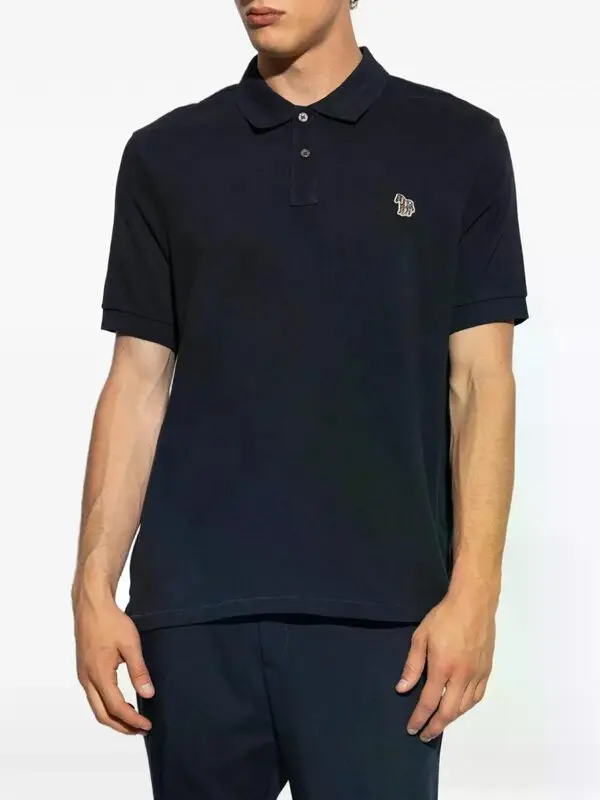 Paul Smith Zebra-patch Polo Shirt