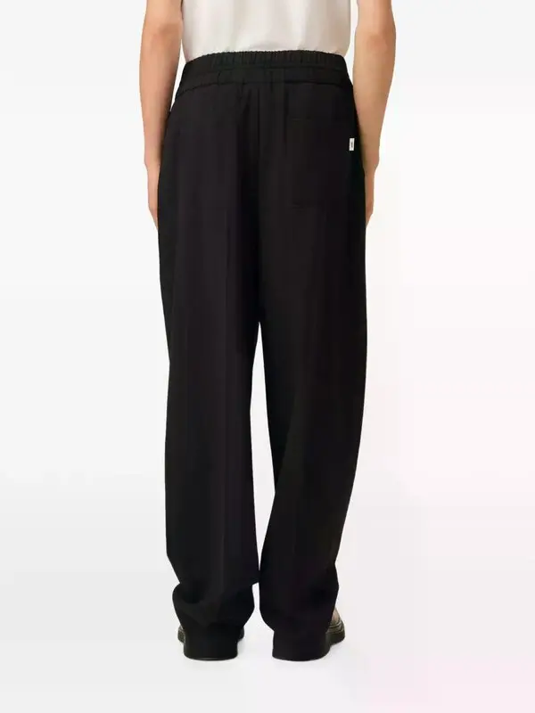 AMI Paris Elasticated-waist Wool Trousers