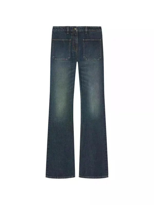 COURREGES Embroidered Ac Logo Denim