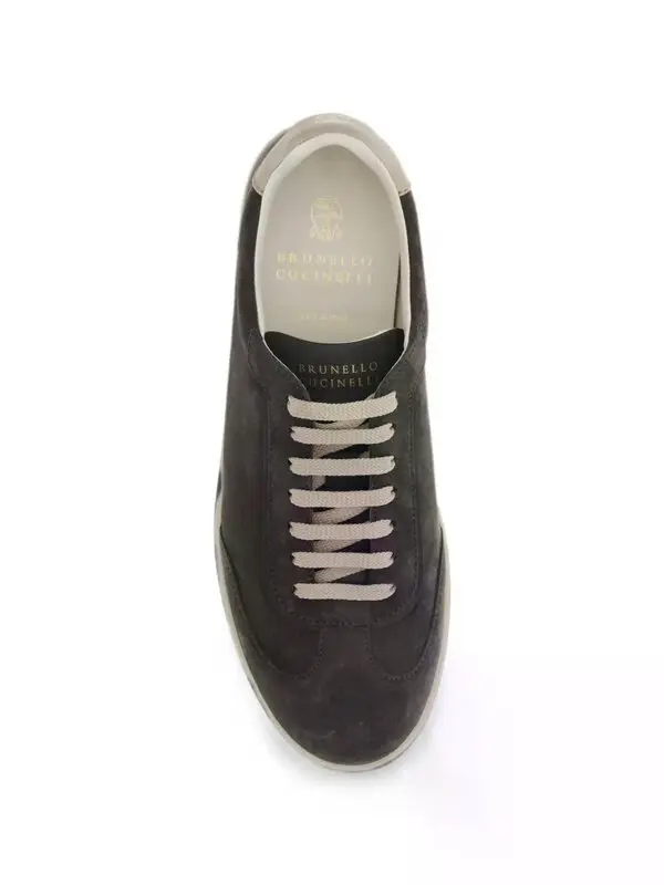 Brunello Cucinelli Suede Low-top Sneakers