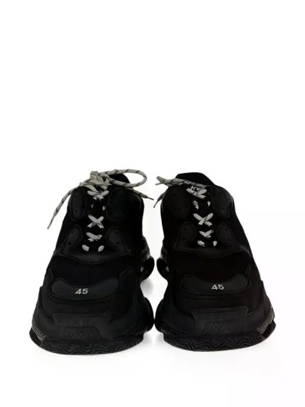 Balenciaga Triple S Clear Sole Sneakers - Black