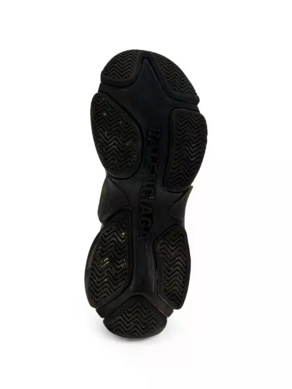 Balenciaga Triple S Clear Sole Sneakers - Black