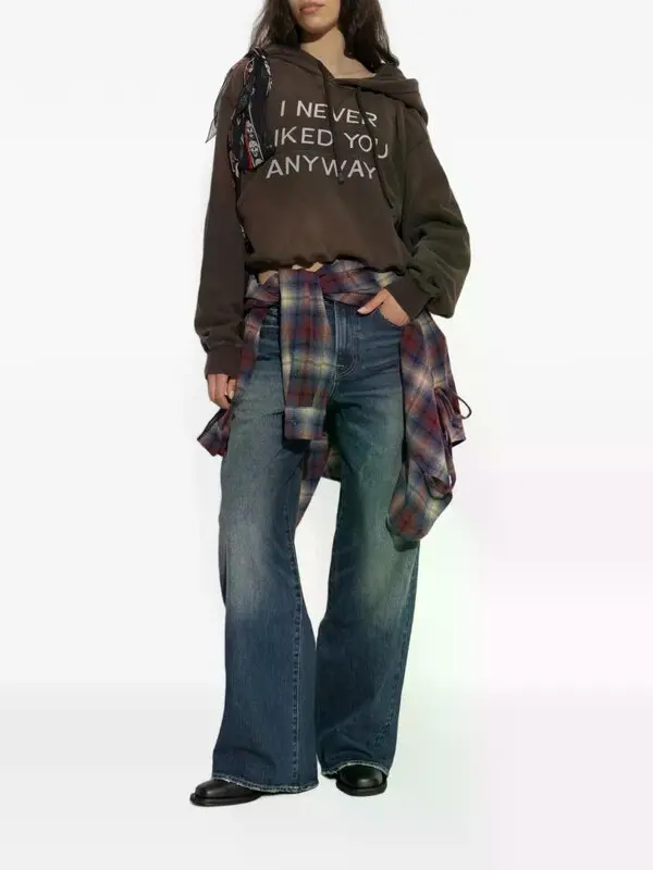 R13 Cropped Hoodie