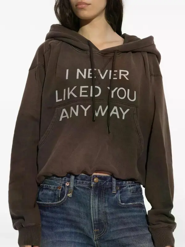 R13 Cropped Hoodie