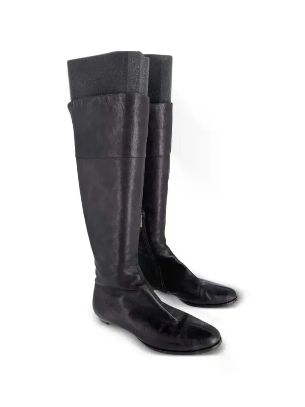 JIMMY CHOO London Knee-high Leather Boots