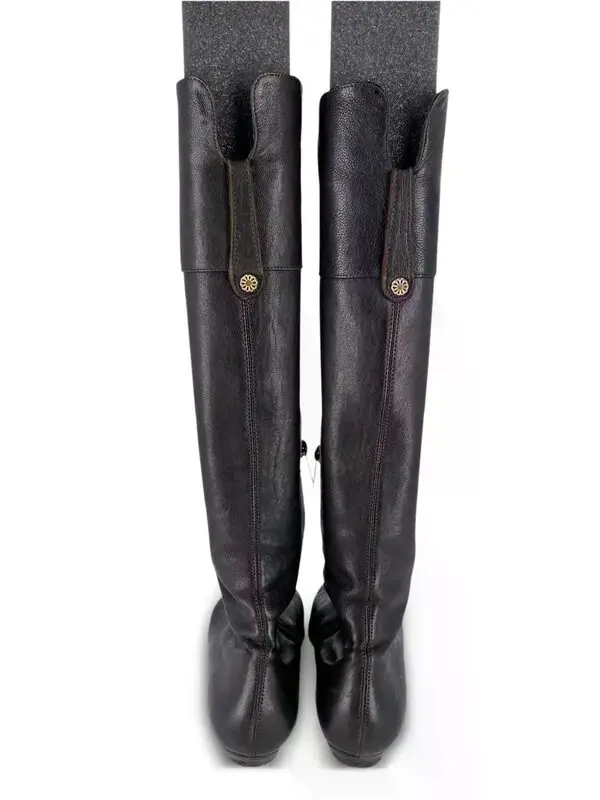 JIMMY CHOO London Knee-high Leather Boots
