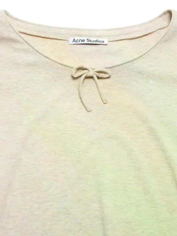 Acne Studios Bow-detail Long-sleeve T-shirt
