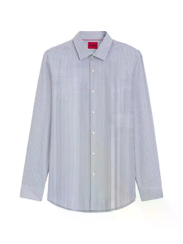 Hugo Slim-fit Shirt In Oxford Cotton - White