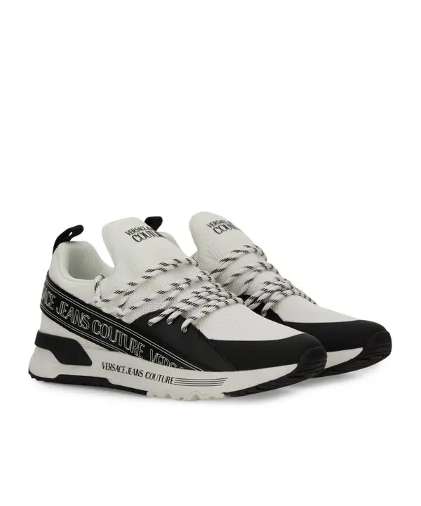 Versace Logo Strap Sneakers