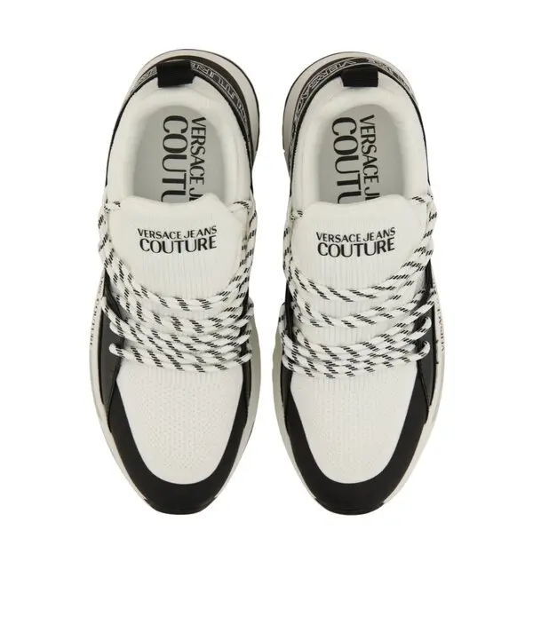 Versace Logo Strap Sneakers
