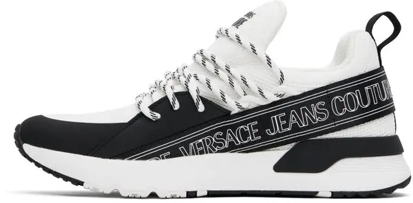 Versace Logo Strap Sneakers