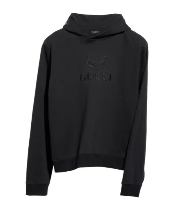 Gucci Embroidered Cashmere Jersey Sweatshirt