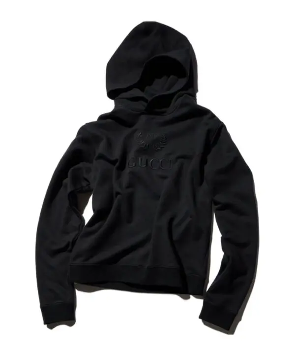 Gucci Embroidered Cashmere Jersey Sweatshirt