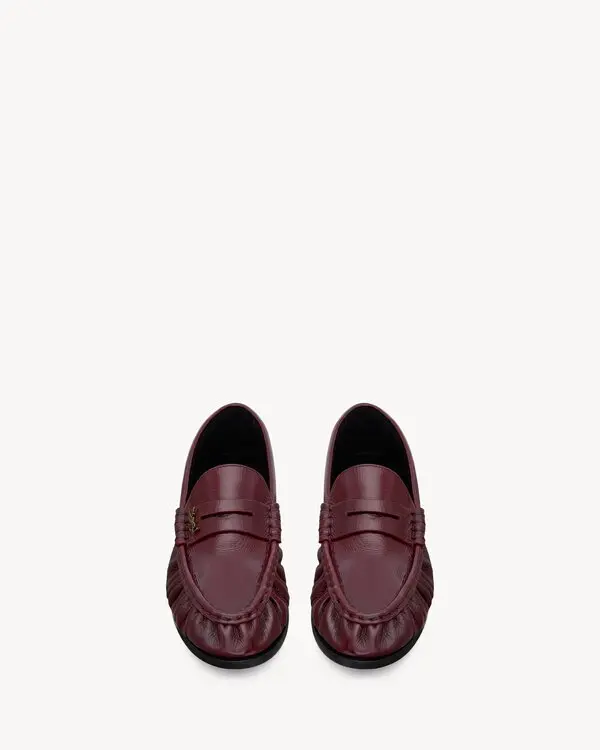 Saint Laurent Le Loafer Supple In Smooth Leather