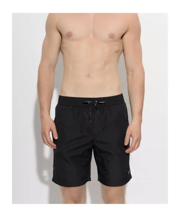 Dolce & Gabbana Dolce Gabbana Logo Patch Swim Shorts