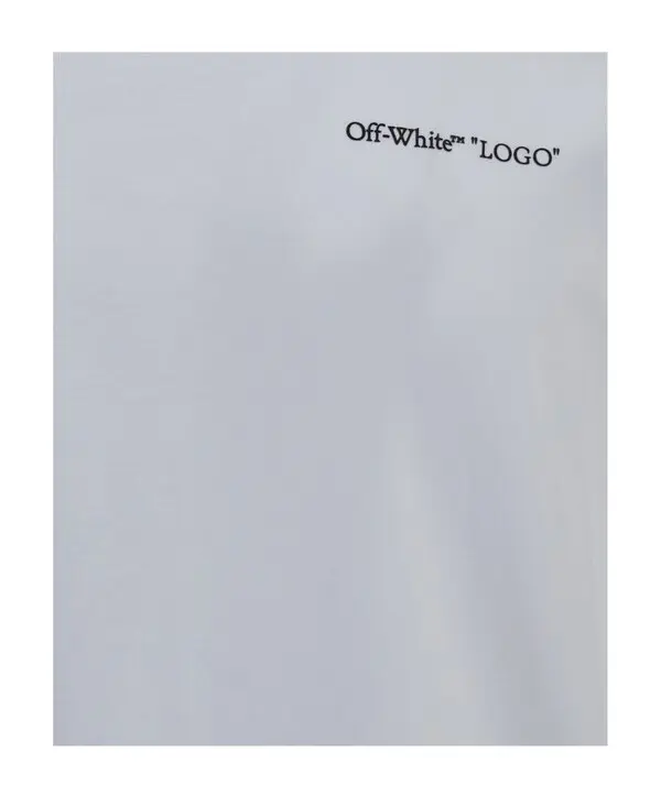 Off-White Logo Quote Short-sleeved T-shirt - Gray