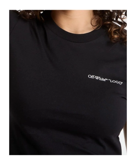 Off-White Crew Neck Short-sleeved T-shirt