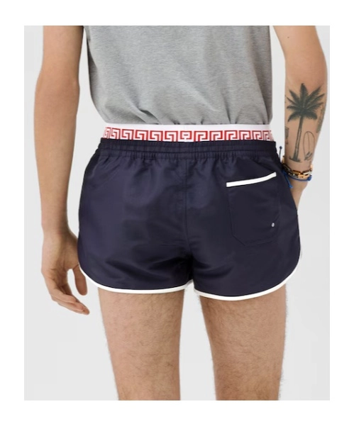Versace Double-waistband Swim Shorts