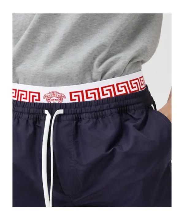 Versace Double-waistband Swim Shorts