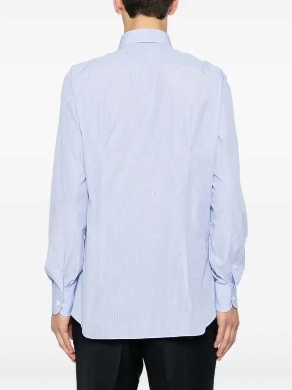 Brioni Long-sleeved Shirt - Blue