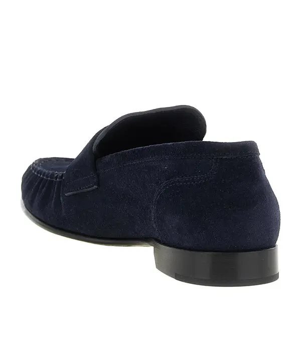 JIMMY CHOO Ellis Suede Flat Shoes