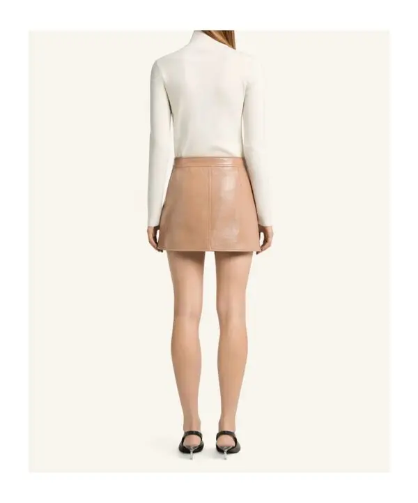COURREGES Vinyl-effect Mini Skirt
