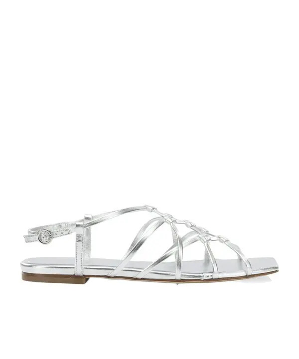 AeydĒ Anisa Strappy Sandals - White