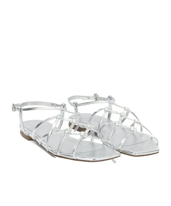 AeydĒ Anisa Strappy Sandals - White