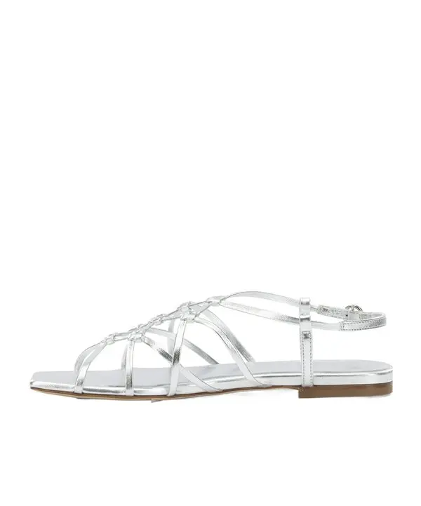 AeydĒ Anisa Strappy Sandals - White