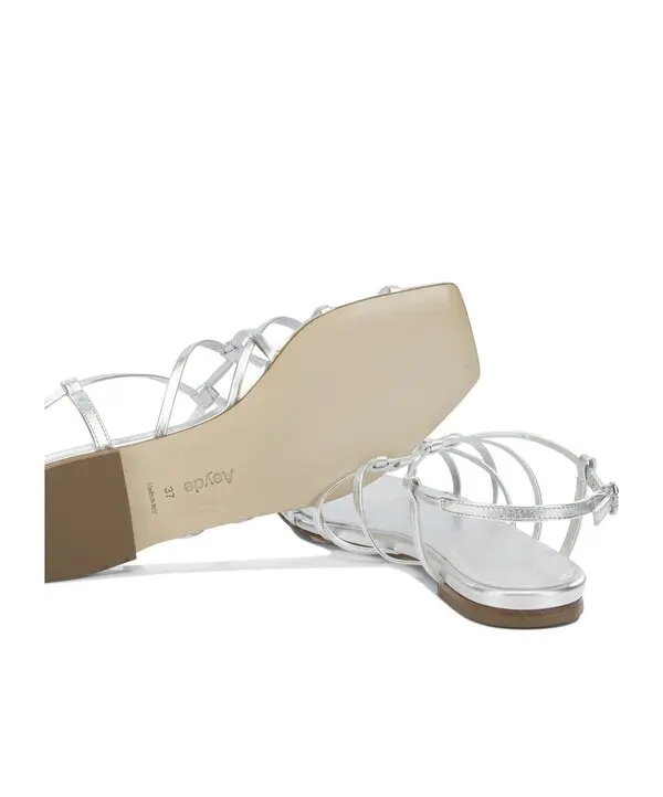 AeydĒ Anisa Strappy Sandals - White