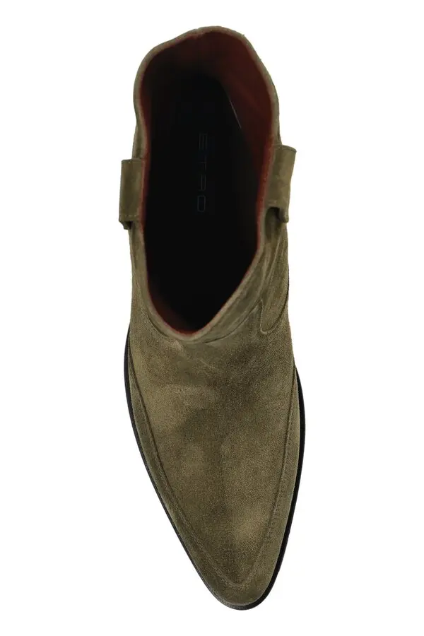 Etro Block-heel Ankle Boots