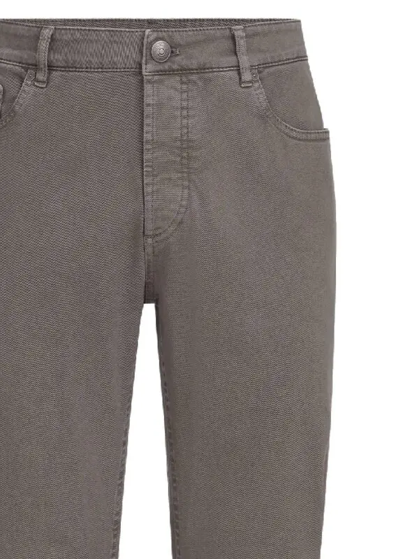 Brunello Cucinelli Belt Loop Jeans - Gray
